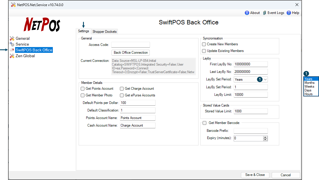 swiftpos Back Office